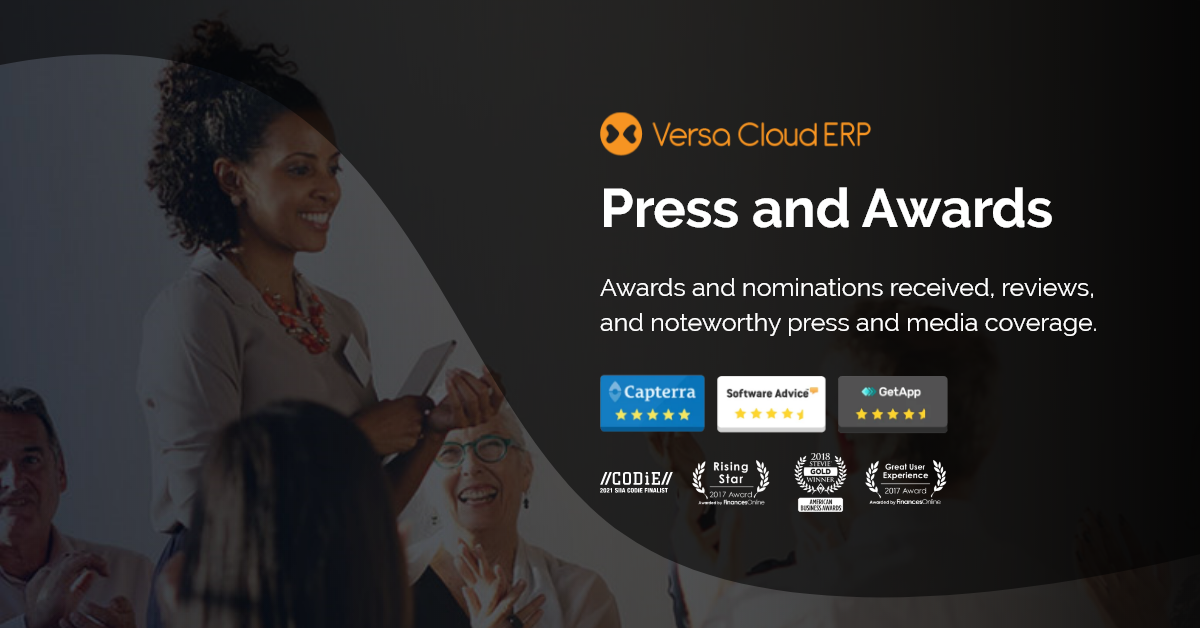 Best ERP for inventory-heavy business - Versa Cloud ERP